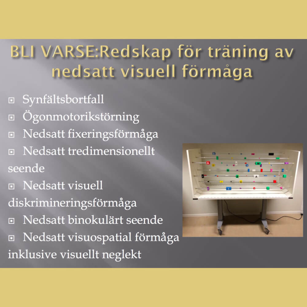Visuell förmåga och visuell/visuospartal perception - CogHelp